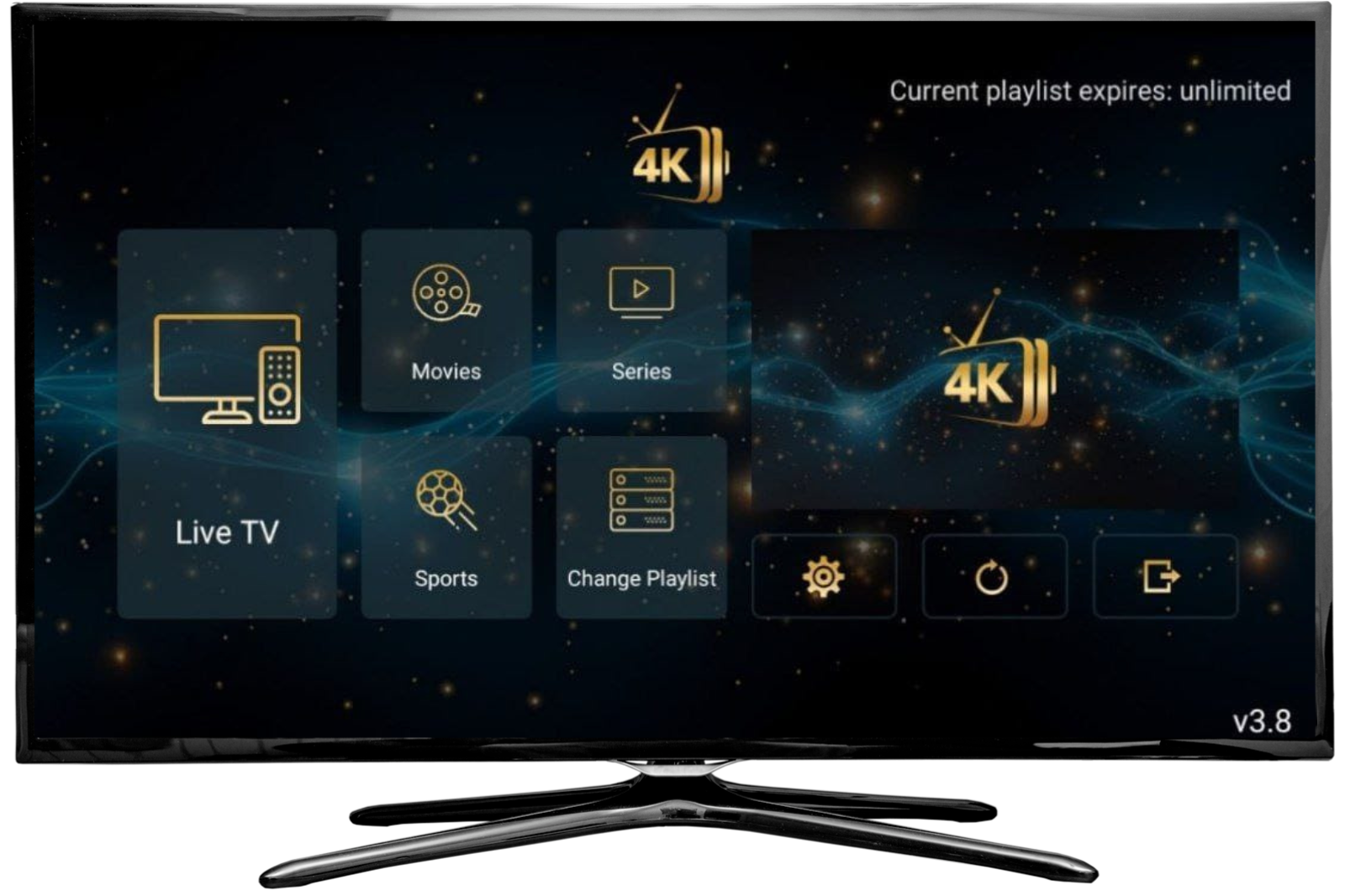 4K Player app - BEST IPTV app - 4K The BEST IPTV Service